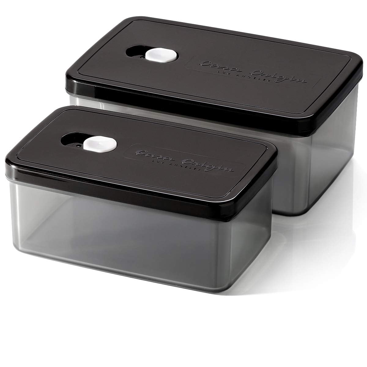 Casa Origin Microwavable Food Containers with Lid, 2 Pieces - Rectangle ...