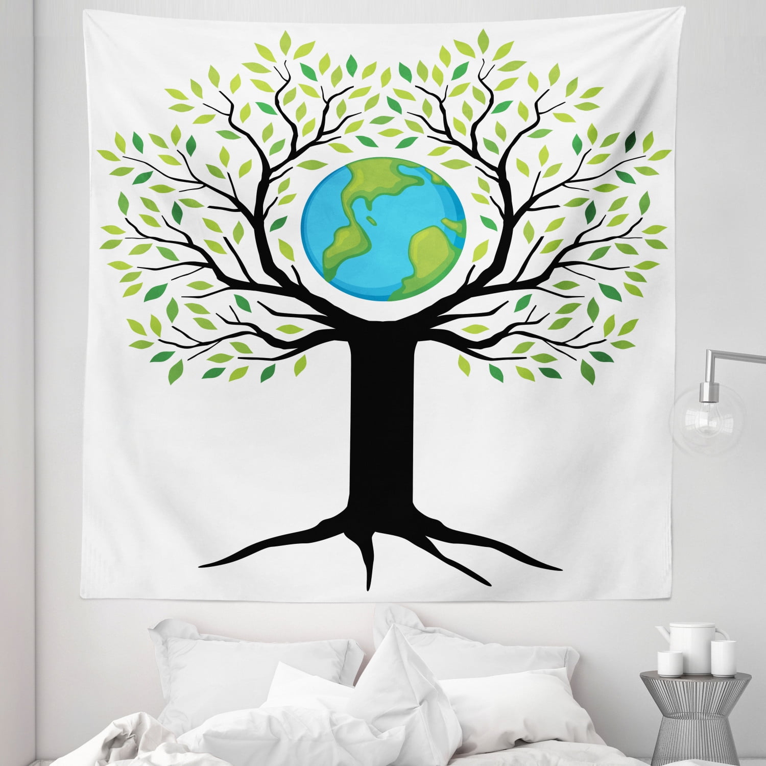 Tree Tapestry, Eco Friendly Earth Tree Saving the Planet Life Climate ...