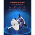 Dometic Brisk Air I RV AC Fan Motor 1/5HP 115V 1650 RPM 3 Speeds Single ...