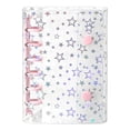 A7 Glitter Star Notebook Cover, Budget Planner Accessory for Journals ...