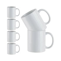 Craft Express 11 oz. White Ceramic Sublimation Mugs for Coffee Cup ...