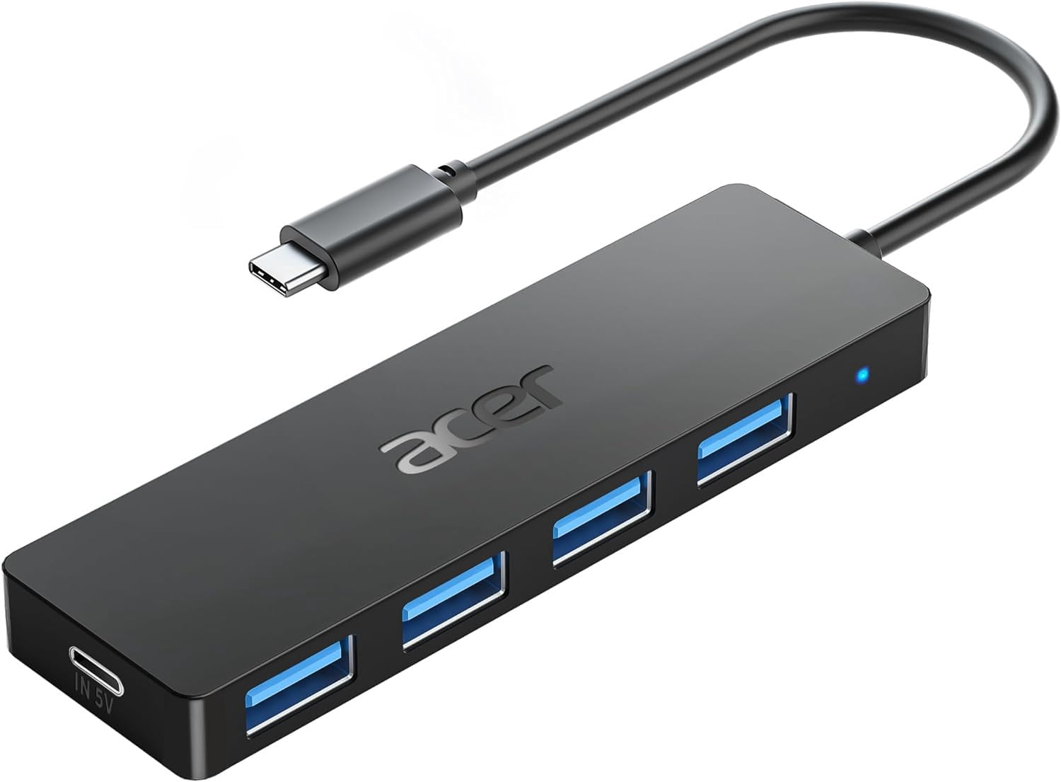 Hub USB C de 4 puertos, concentrador USB 3.0 múltiple, divisor USB-C ...