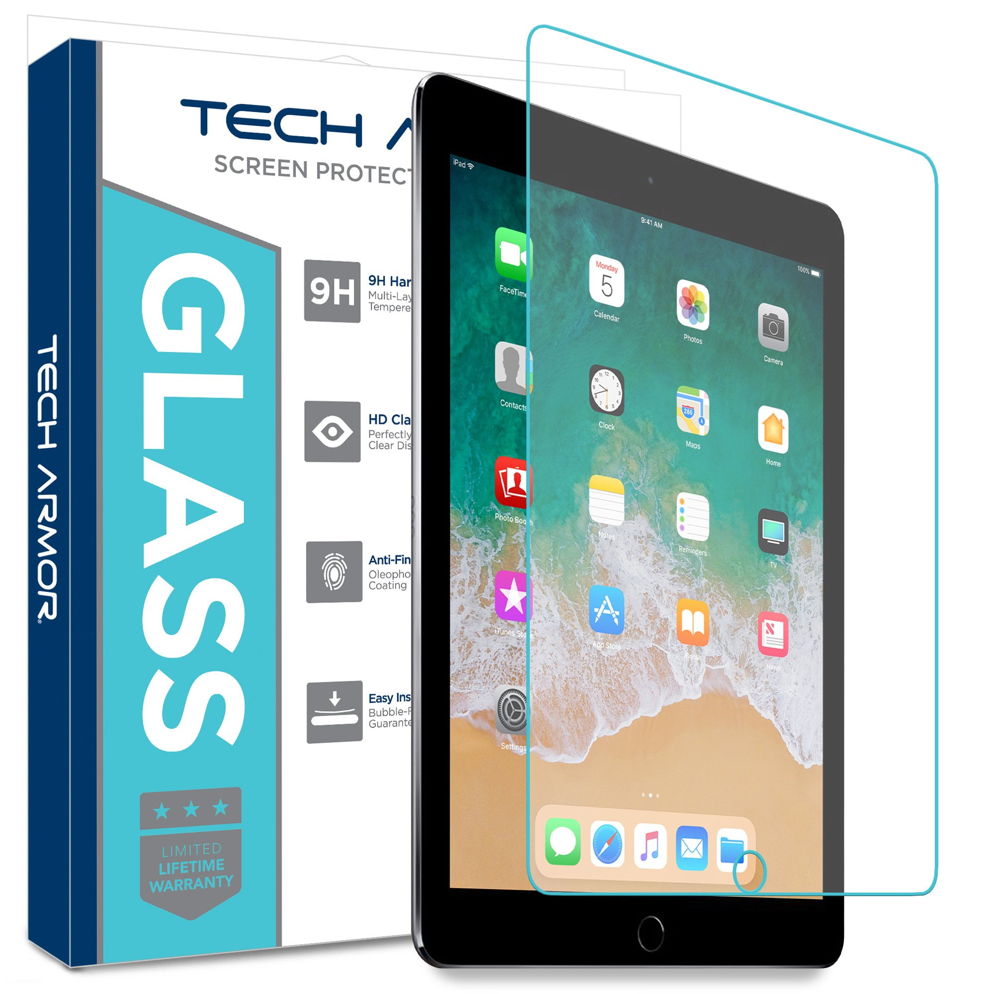 Tech Armor Ballistic Glass Screen Protector Designed for Apple iPad Air ...