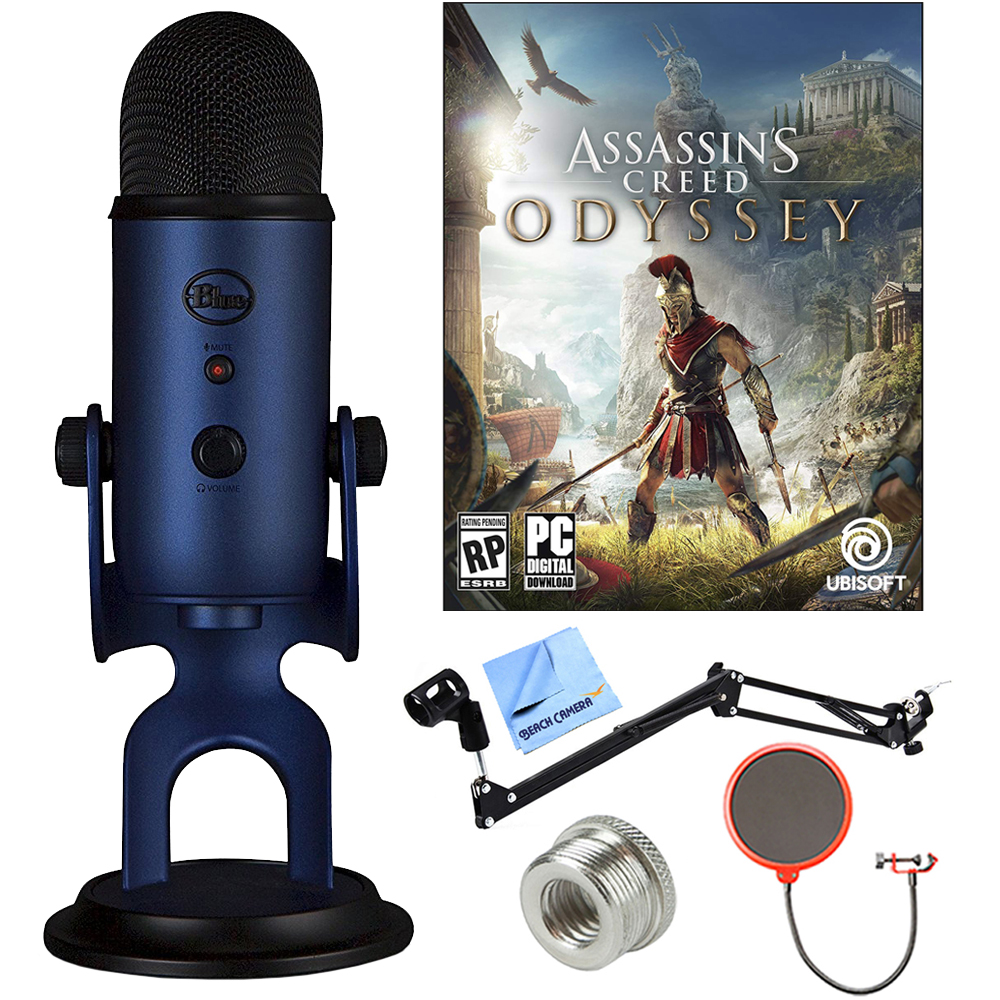BLUE MICROPHONES Midnight Blue Yeti with Assassin's Creed Odyssey ...
