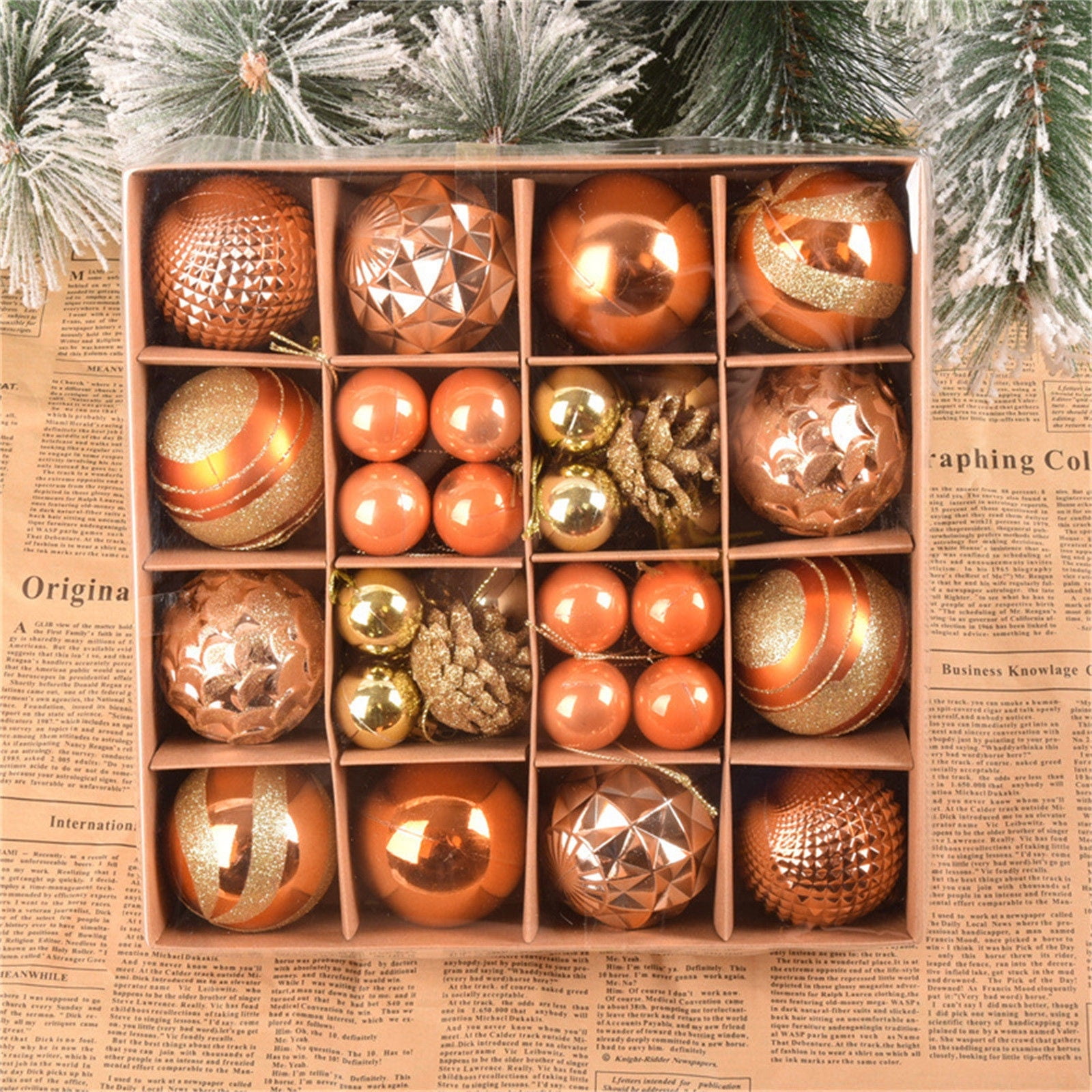 Click here for Suokom Christmas Balls Christmas Tree Ornaments 42... prices