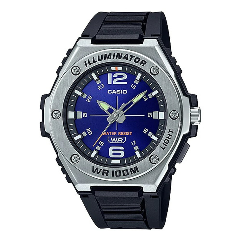 Casio - Casio Men's Heavy Duty Metal Bezel Analog Watch - Walmart.com ...
