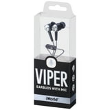 iWorld Viper Earbuds with Mic 1 pr Box - Walmart.com