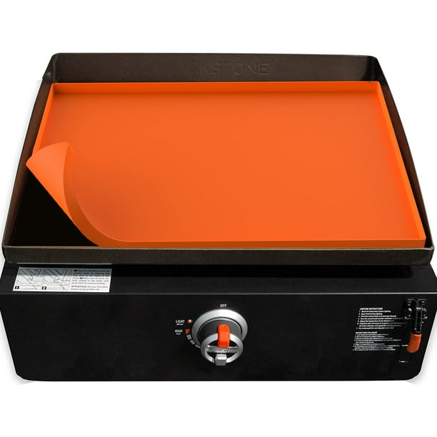 BANGIE Griddle Cover Heavy Duty Silicone Griddle Mat for Blackstone 17 ...