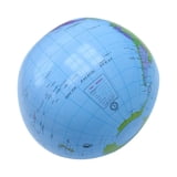 Inflatable Earth Globe Balloon Toy 16 Inches for Beach Playing Learning ...