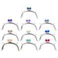 Fashionable Purse Frame Bag Stylish Metal Handle Bag Sewing Craft Bag ...