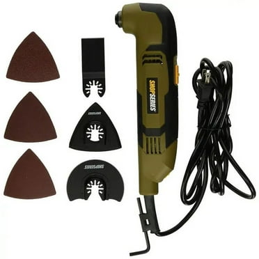 Rockwell RK5142K Sonicrafter F50 4.0 Amp Oscillating Multi-Tool 33-Piece Kit with Bag, Variable ...