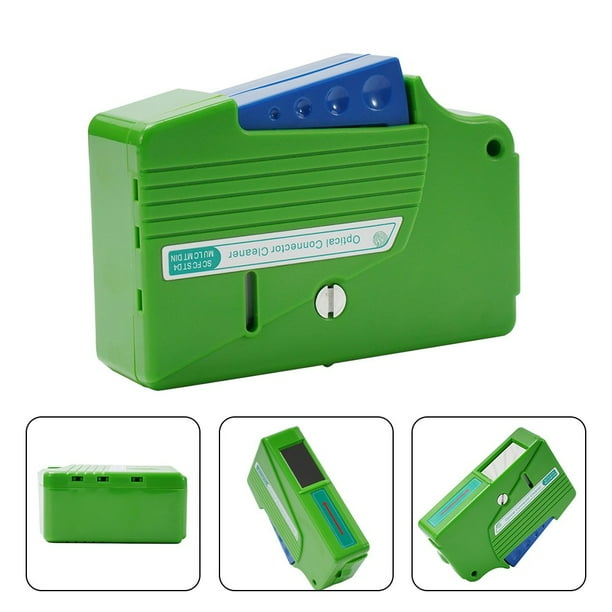 Optical Fiber Connector Cleaner Fiber Cleaning Box Cassette 500 times ...