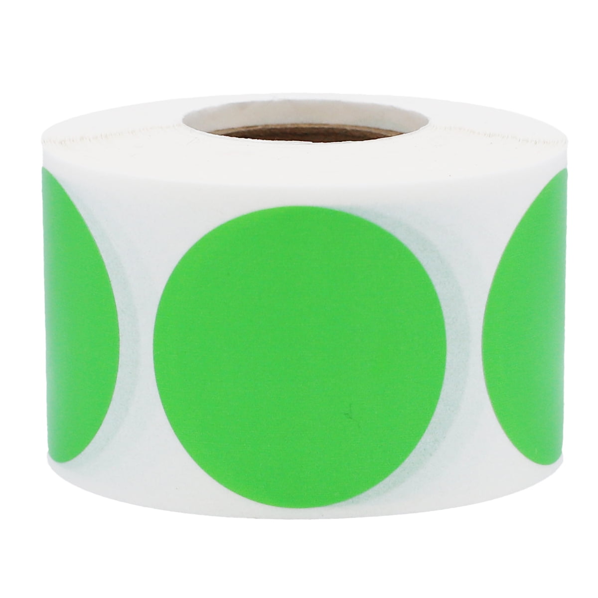 Light Green Circle Dot Stickers | 1.5" Inches Round | 500 Pack ...