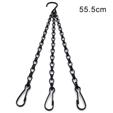 Blue Donuts Outdoor Plant Hanger, Chain Extension for Hanging Baskets ...