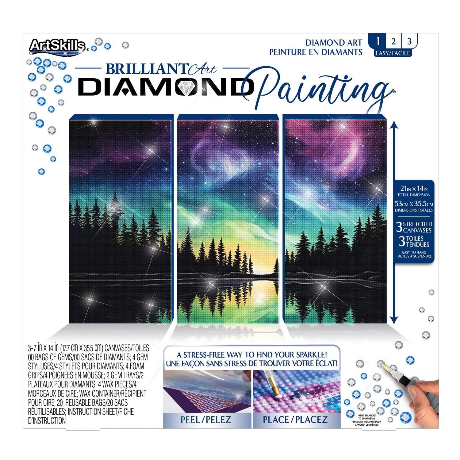 Click here for Artskills Brilliant Art Diamond Painting  Northern... prices