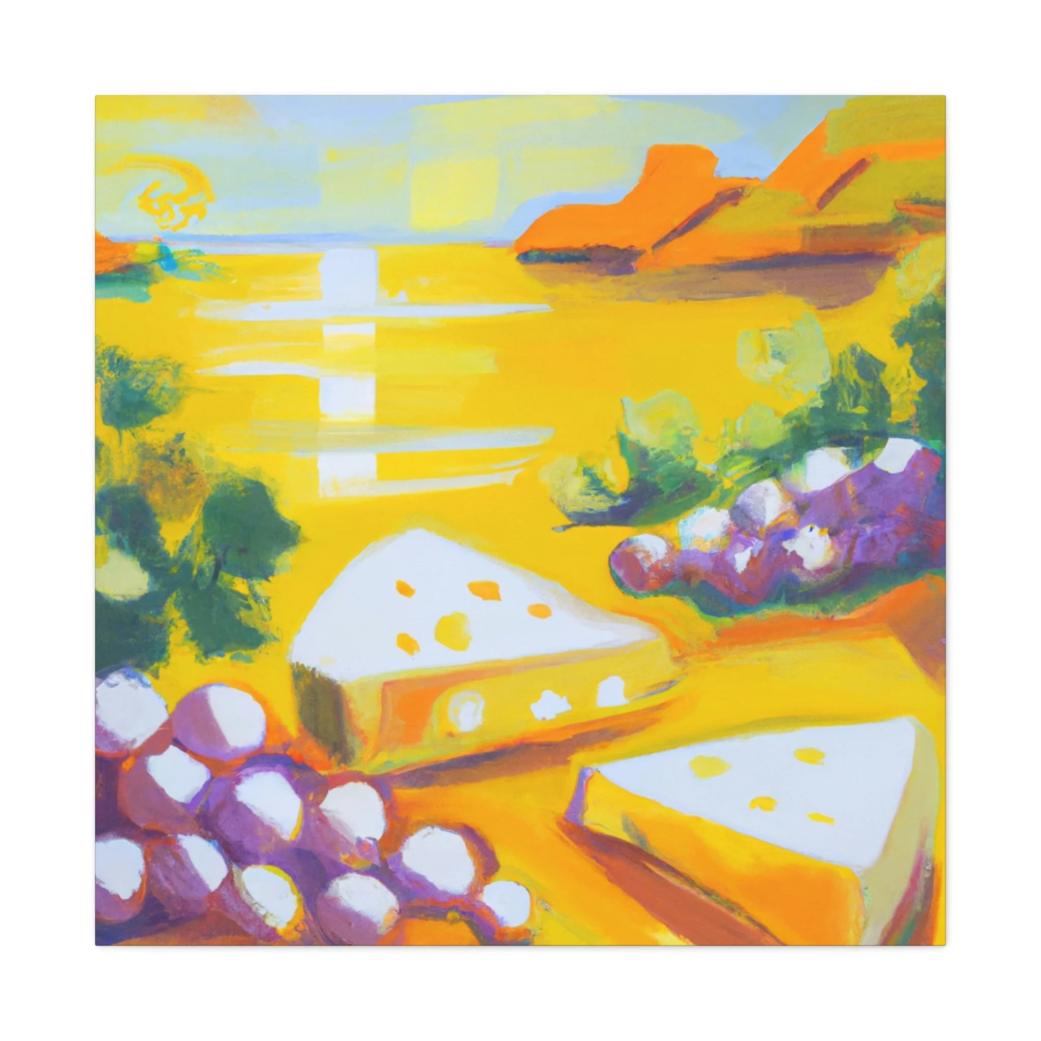 Cheesy Grapes Abound - Canvas - Walmart.com