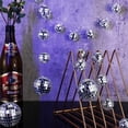 8/16 Pack Disco Party Decorations Mini Disco Ball Garlands, 1" 2 ...