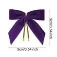 Christmas Decorative Bows/ Velvet Christmas Wreath Bow Decoration ...