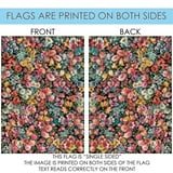 Toland Home Garden Flower Foray Floral Spring Flag Double Sided 28x40 ...