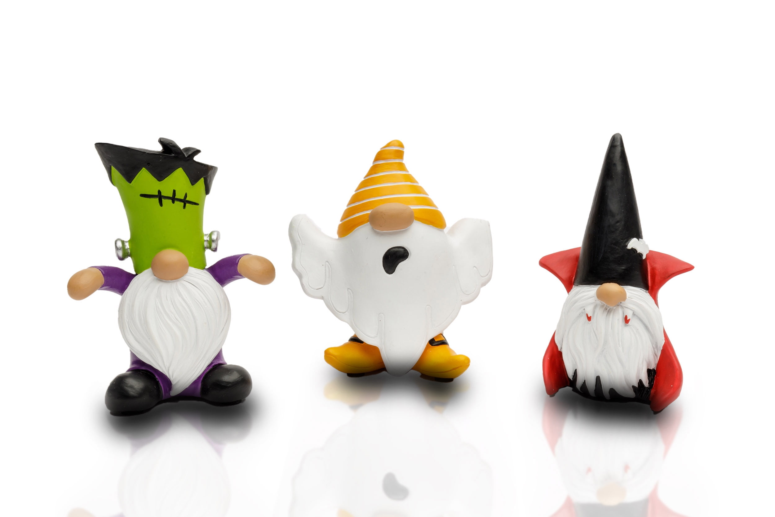 Madanar Resin Halloween Gnomes 3 Piece Set Tiered Tray Shelf Kitchen ...