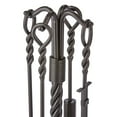 UniFlame 5-Piece Olde World Iron Ring/Twist Fireplace Tools Set ...