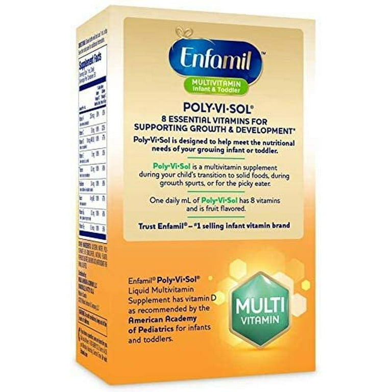 Enfamil Poly Vi Sol Multivitamin Iron Supplement Drops