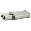 Vibrant Performance 1145 STREETPOWER Flat Black Oval Muffler - Walmart.com