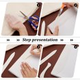 2 Sheets Cotton Gauze Fabric with 1Set Paper Creaser Set Crafts Edge ...