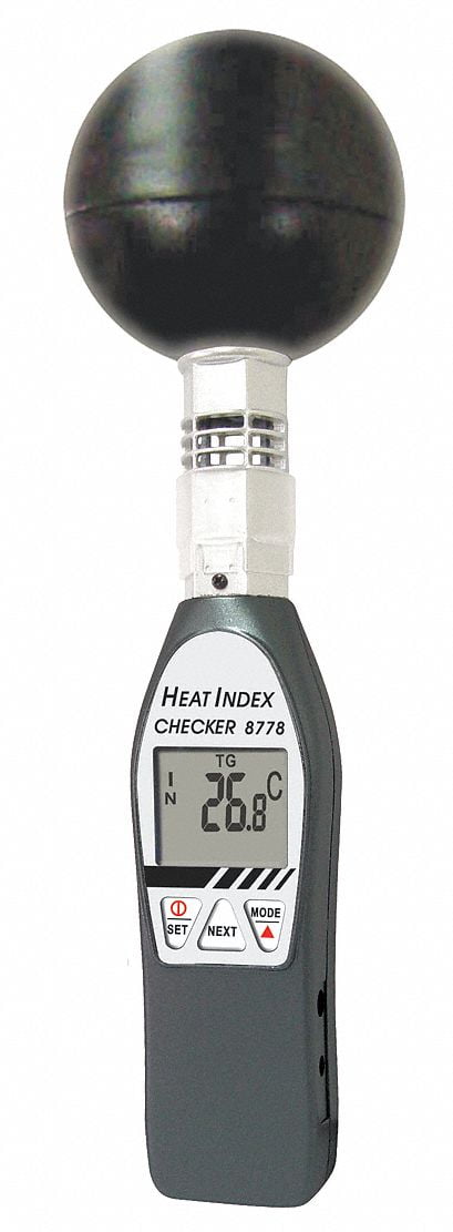 General Tools Deluxe WBGT Heat Index Monitor,5-95 Pct WBGT8778 ...