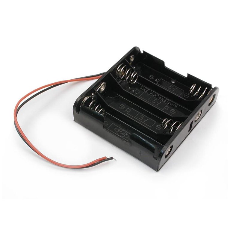 AA Battery Holders With Switch/Leads, 43% OFF