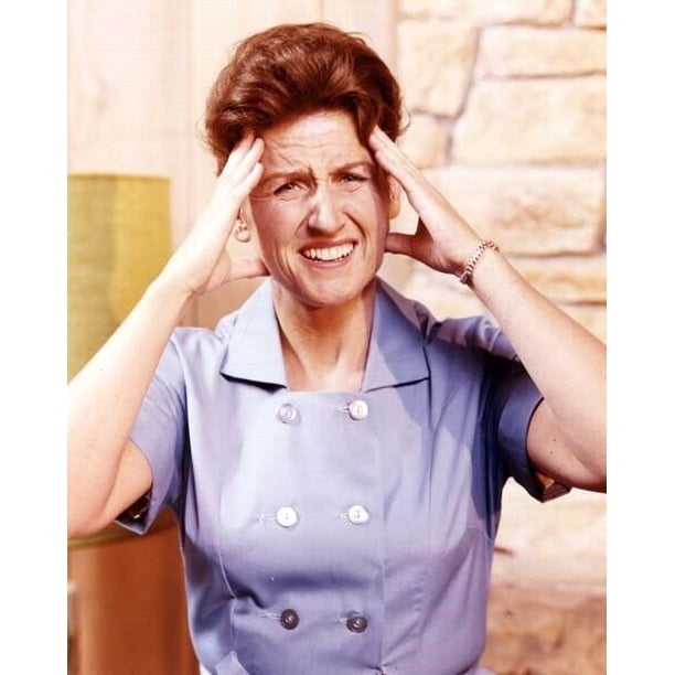 The Brady Bunch 1970's Ann B. Davis stressed out as Alice Nelson 11x17 ...