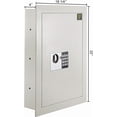 Wall-mounted safe with keyboard and 2 manual reset keys – protects ...