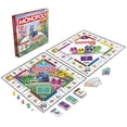 Monopoly Junior 2-in-1 Board Game, Ages 4+, Double-Sided Gameboard for ...