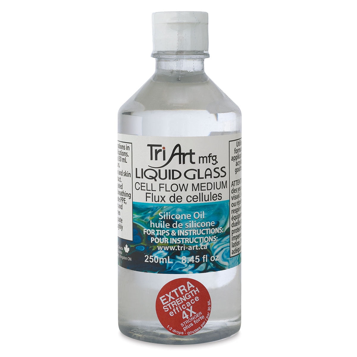 Tri-Art Liquid Glass Pouring Medium - Cell Flow Medium, 250 ml ...