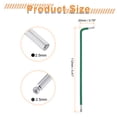3pcs Ball End Hex Key Wrench 2.5mm Metric S2 Steel L-Shape Long Arm ...