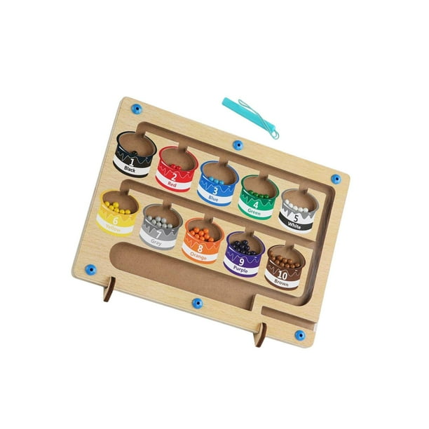 Colorful Color Sorting Counting Board Fine Motor Color Sorting Skills 3 ...