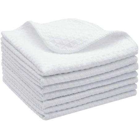Microfiber Kitchen Dish Cloth Thick Dish Rags Cleaning Cloth Waffle ...