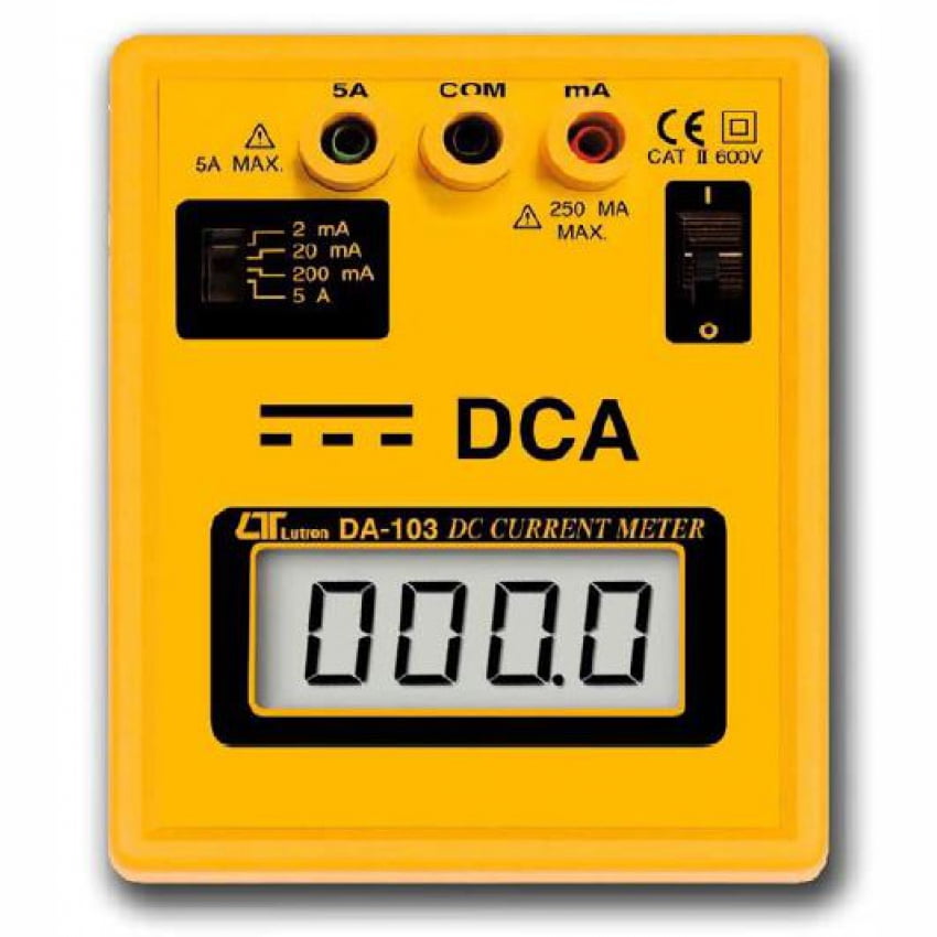 DCA Bench Meter DA-103 LCD Panel Meter 5 Amp DC - Walmart.com