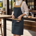 Adjustable Apron with Pockets, Water-Resistant Kitchen Apron for ...