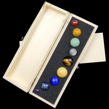 AMERTEER Eight Planets Of The Solar System Jade Crystal Agate Material ...