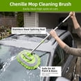 62" Car Wash Brush with Long Handle, Car Wash Kit Include Microfiber ...