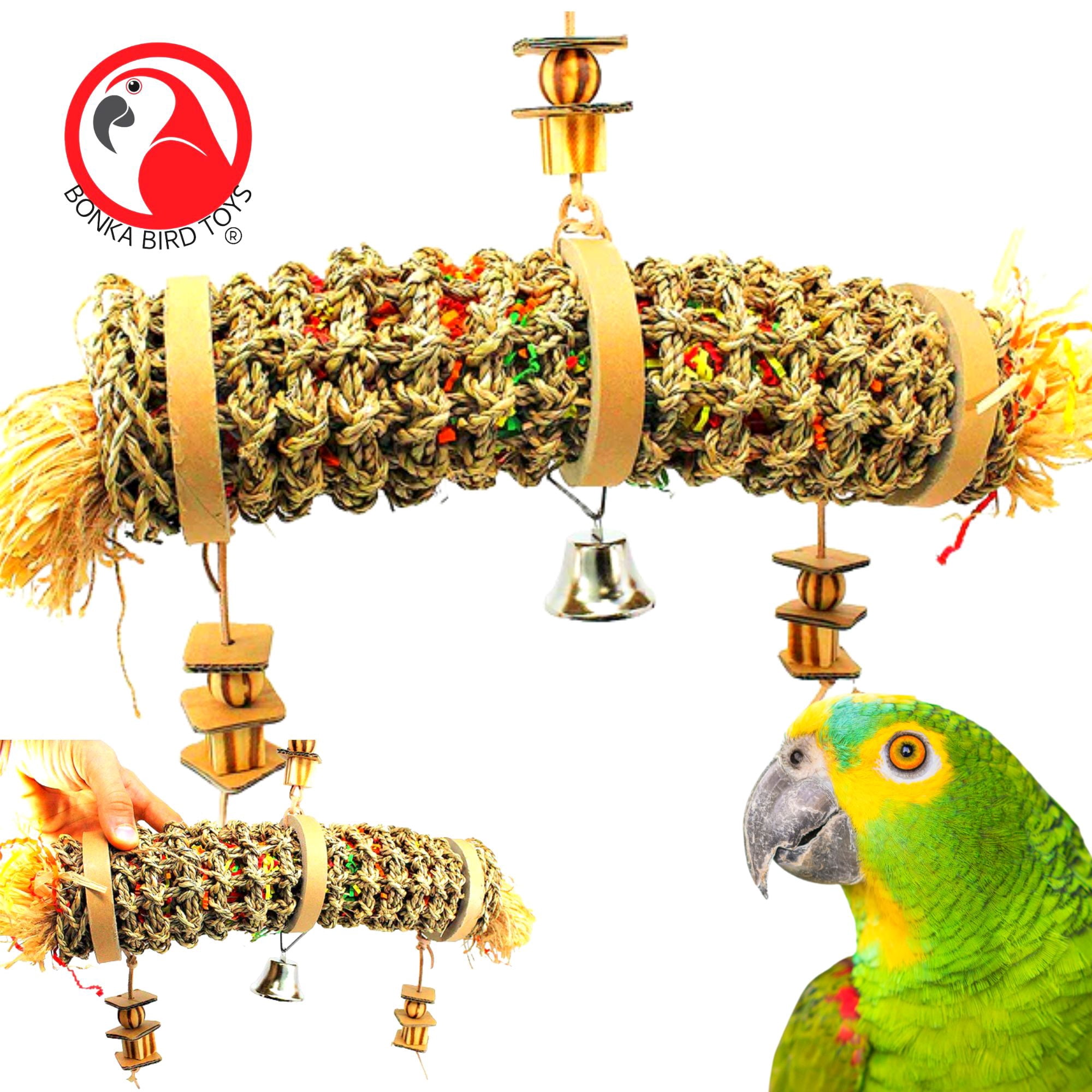 Bonka Bird Toys 2153 Large Shred Roll - Walmart.com