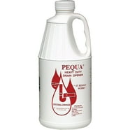 PEQUA INDUSTRIES P-10232 32 oz Drain Opener, Plumbing Cleaner Chemical ...