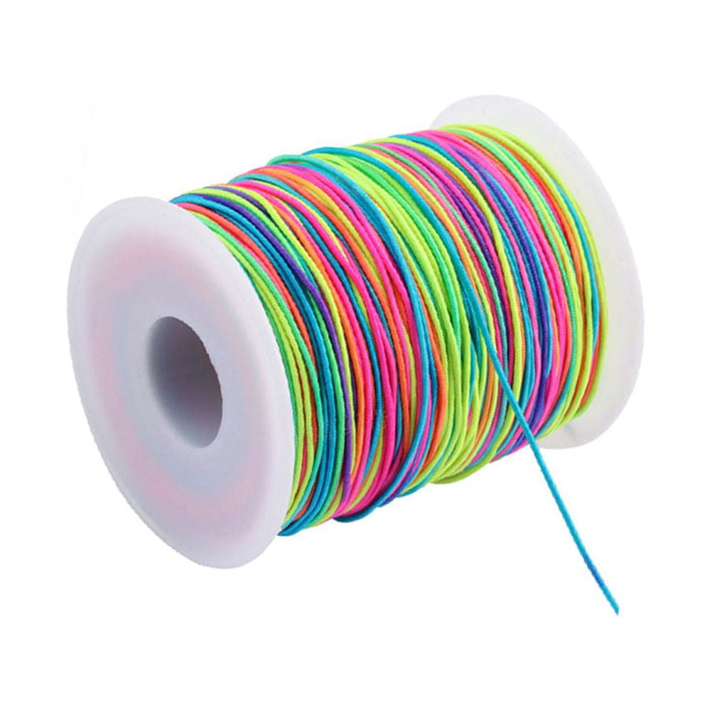 Click here for Oulii 1 Roll Multi-Color Polyester Elastic Cord Fo... prices