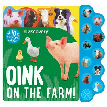 Busy Noisy Farm: Deluxe Sound Book Wood Module (Board Book) - Walmart.com