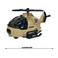 Simulation Helicopter Model Toy with Spinning Rotor Blades Inertial ...