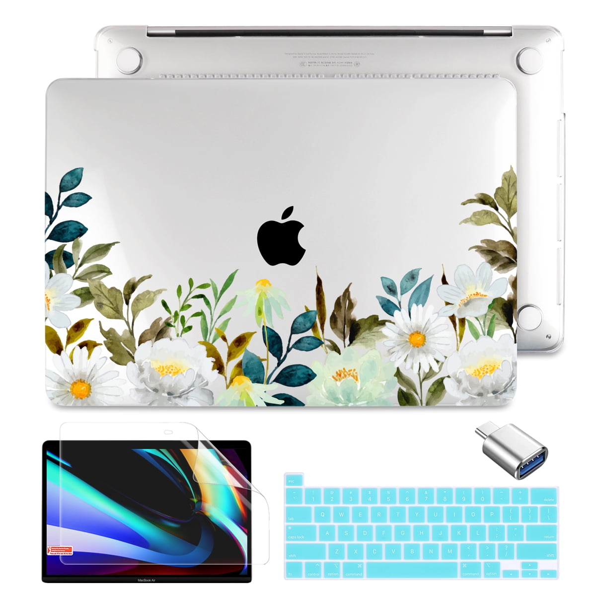 DONGKE Case For MacBook Pro 13 inch 2022 2021 2020 Release Model A2338 M2/M1 A2251 A2289 Plastic ...