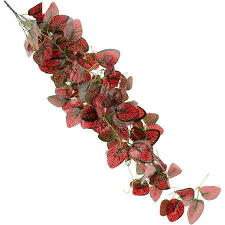 HEIBIN Artificial Hanging Plants, 41In Fake Ivy Vine Fake Ivy Leaves ...