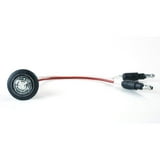 Grote 49341 White MicroNova Dot LED Clearance Marker Light (Grommet ...