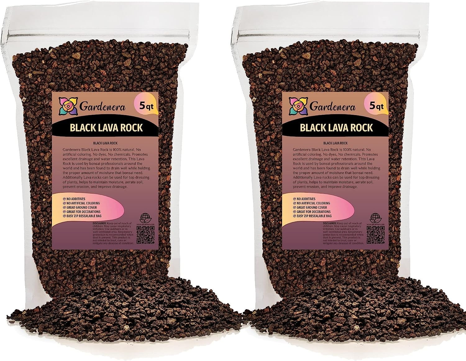 ⭐ Black Lava Rock for Plants, Premium Sifted Bonsai and Cactus Soil ...